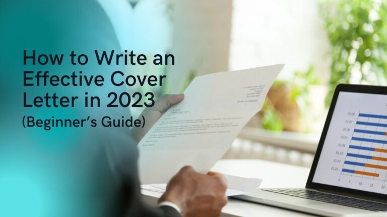 How to Write an Effective Cover Letter in 2025 | resume builder